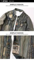 China Fabric Hem Long Sleeve Polyester 19% french workwear jacket wholesale Single Breasted Regular Custom (JK5101) for sale