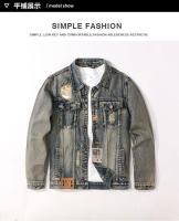 China Fabric Hem Long Sleeve Polyester 19% french workwear jacket wholesale Single Breasted Regular Custom (JK5101) for sale