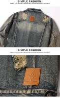 China Fabric Hem Long Sleeve Polyester 19% french workwear jacket wholesale Single Breasted Regular Custom (JK5101) for sale