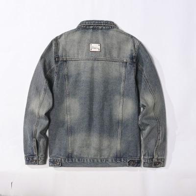 China Fabric Hem Fabric Hem Youth Trend Long Sleeve french workwear jacket wholesale Vintage Color Polyester 19% Custom (JK563) for sale