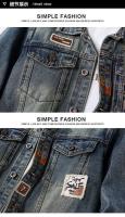 China Fabric Hem Fabric Hem Youth Trend Long Sleeve french workwear jacket wholesale Vintage Color Polyester 19% Custom (JK563) for sale