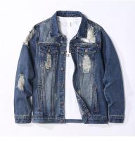 China Solid Color Blue Solid Color Long Sleeve french workwear jacket wholesale Polyester 19% Urban Fashion Custom (JK591) for sale