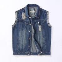 China Solid Color Blue Solid Color Youth Trend french workwear jacket wholesale Regular Single Breasted Custom (MJ578) for sale
