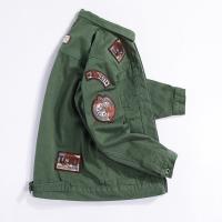 China Daily Cotton 100% Solid Color french workwear jacket wholesale Long Sleeve Urban Fashion Custom (JK556) for sale