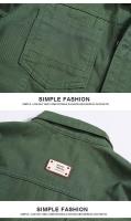 China Daily Cotton 100% Solid Color french workwear jacket wholesale Long Sleeve Urban Fashion Custom (JK556) for sale