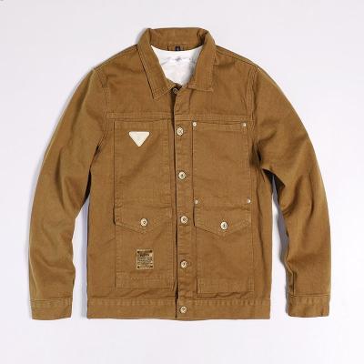 China Daily Cotton 100% Long Sleeve french workwear jacket wholesale Urban Fashion Army Green Khaki Custom (JK544) for sale