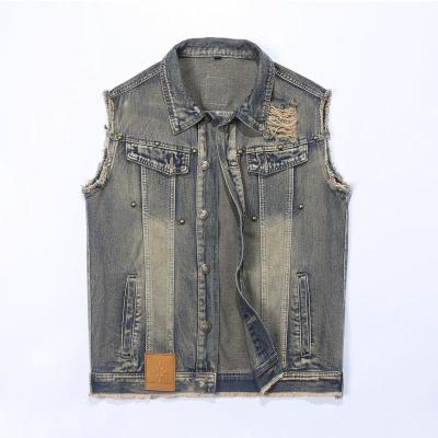 China Solid Color Youth Trend Vintage Color french workwear jacket wholesale Regular Single Breasted Custom (MJ579) for sale