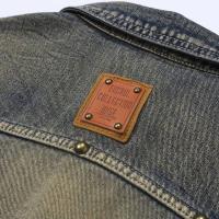 China Solid Color Youth Trend Vintage Color french workwear jacket wholesale Regular Single Breasted Custom (MJ579) for sale