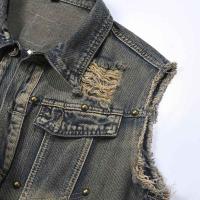 China Solid Color Youth Trend Vintage Color french workwear jacket wholesale Regular Single Breasted Custom (MJ579) for sale