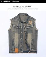 China Solid Color Youth Trend Vintage Color french workwear jacket wholesale Regular Single Breasted Custom (MJ579) for sale