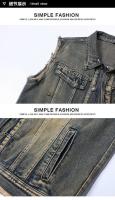 China Solid Color Youth Trend Vintage Color french workwear jacket wholesale Regular Single Breasted Custom (MJ579) for sale