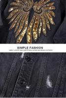 China Black Long Sleeve Urban Fashion biker jacket wholesale Single Breasted Regular Custom (JK540) for sale