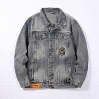China Fabric Hem Long Sleeve Vintage Color french workwear jacket wholesale Polyester 19% Urban Fashion Custom (JK536) for sale