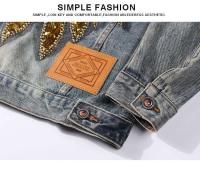 China Fabric Hem Long Sleeve Vintage Color french workwear jacket wholesale Polyester 19% Urban Fashion Custom (JK536) for sale