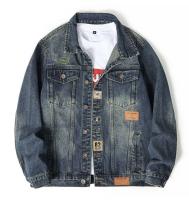 China Blue Daily Youth Trend french workwear jacket wholesale Long Sleeve Polyester 19% Custom (JK530) for sale