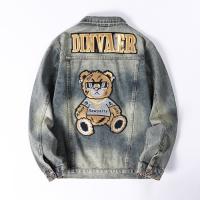 China Daily Embroidered Youth Trend biker jacket wholesale Long Sleeve Vintage Color Custom (JK532) for sale