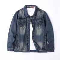 China Single Breasted Blue Solid Color Long Sleeve french workwear jacket wholesale Polyester 19% Urban Fashion Custom (JK525) for sale