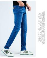 China Mid Waist Mid Waist Youth Trend Autumn 2025 wholesale skinny jeans mens Slight Stretch Daily Office/Commute Casual Custom (MG109) for sale