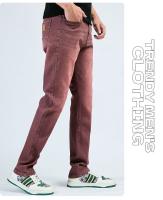 China Mid Waist Mid Waist Youth Trend Autumn 2025 wholesale skinny jeans mens Slight Stretch Daily Office/Commute Casual Custom (MG109) for sale