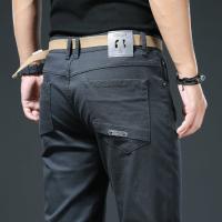 China Daily Mid Waist Solid Color mens pants wholesale Youth Trend Autumn 2025 Custom (P3100) for sale