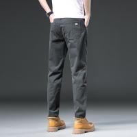 China Khaki Dark Grey Daily Mid Waist Solid Color mens pants wholesale Urban Fashion Khaki Dark Grey Custom (HY605) for sale