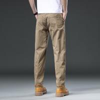 China Khaki Dark Grey Daily Mid Waist Solid Color mens pants wholesale Urban Fashion Khaki Dark Grey Custom (HY605) for sale