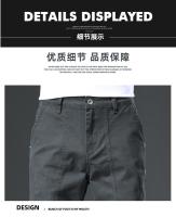 China Khaki Dark Grey Daily Mid Waist Solid Color mens pants wholesale Urban Fashion Khaki Dark Grey Custom (HY605) for sale