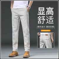 China Solid Color Black Daily Mid Waist dress pants wholesale price Solid Color Urban Fashion Custom (P348) for sale