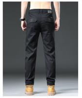 China Solid Color Black Daily Mid Waist dress pants wholesale price Solid Color Urban Fashion Custom (P348) for sale