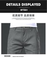 China Solid Color Black Daily Mid Waist dress pants wholesale price Solid Color Urban Fashion Custom (P348) for sale
