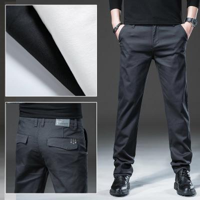China Daily Mid Waist Solid Color dress pants wholesale price Urban Fashion Off White Dark Grey Custom (P352) for sale
