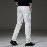 China Daily Mid Waist Solid Color dress pants wholesale price Urban Fashion Off White Dark Grey Custom (P352) for sale