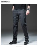 China Daily Mid Waist Solid Color dress pants wholesale price Urban Fashion Off White Dark Grey Custom (P352) for sale