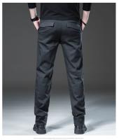 China Daily Mid Waist Solid Color dress pants wholesale price Urban Fashion Off White Dark Grey Custom (P352) for sale