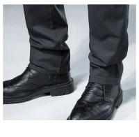 China Daily Mid Waist Solid Color dress pants wholesale price Urban Fashion Off White Dark Grey Custom (P352) for sale