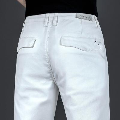 China Off White Dark Grey Daily Mid Waist Solid Color dress pants wholesale price Urban Fashion Off White Dark Grey Custom (P352) for sale