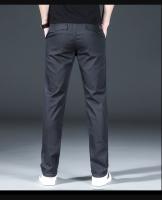 China Off White Dark Grey Daily Mid Waist Solid Color dress pants wholesale price Urban Fashion Off White Dark Grey Custom (P352) for sale