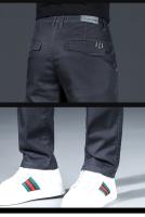 China Off White Dark Grey Daily Mid Waist Solid Color dress pants wholesale price Urban Fashion Off White Dark Grey Custom (P352) for sale