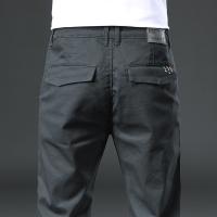China Dark Grey Off White Daily Mid Waist Solid Color dress pants wholesale price Urban Fashion Dark Grey Off White Custom (P352) for sale