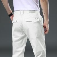 China Dark Grey Off White Daily Mid Waist Solid Color dress pants wholesale price Urban Fashion Dark Grey Off White Custom (P352) for sale