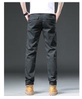 China Dark Grey Off White Daily Mid Waist Solid Color dress pants wholesale price Urban Fashion Dark Grey Off White Custom (P352) for sale