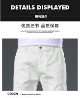 China Dark Grey Off White Daily Mid Waist Solid Color dress pants wholesale price Urban Fashion Dark Grey Off White Custom (P352) for sale