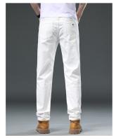 China Solid Color White Daily Mid Waist wholesale skinny jeans mens Solid Color Urban Fashion Custom (P321) for sale