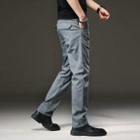 China Black Black Daily Mid Waist dress pants wholesale price Solid Color Urban Fashion Custom (P348) for sale