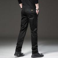 China Daily Mid Waist Black Khaki dress pants wholesale price Solid Color Urban Fashion Custom (P351) for sale