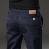 China Daily Mid Waist Black Khaki dress pants wholesale price Solid Color Urban Fashion Custom (P351) for sale