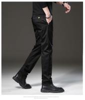 China Daily Mid Waist Black Khaki dress pants wholesale price Solid Color Urban Fashion Custom (P351) for sale