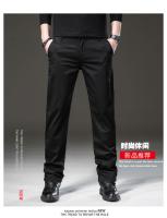 China Daily Mid Waist Black Khaki dress pants wholesale price Solid Color Urban Fashion Custom (P351) for sale
