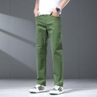 China Mid Waist Urban Fashion Slight Stretch mens pants wholesale Outdoor Office/Commute Business Daily Regular Custom (P393) for sale