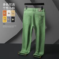 China Mid Waist Urban Fashion Slight Stretch mens pants wholesale Outdoor Office/Commute Business Daily Regular Custom (P393) for sale